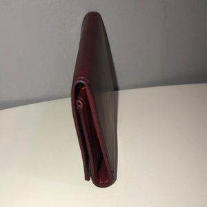 Bags | Hugo Bosca Burgundy Leather Keychain Purse | Poshmark